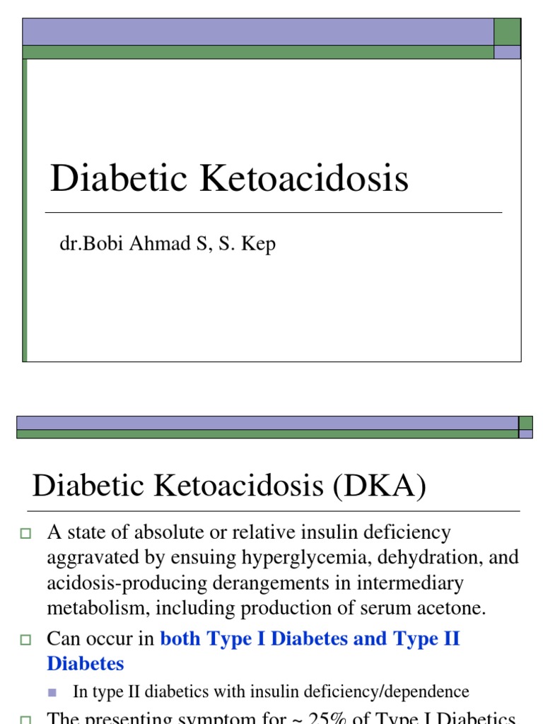 Diabetic Ketoacidosis (Dka) | PDF | Hyperglycemia | Endocrine