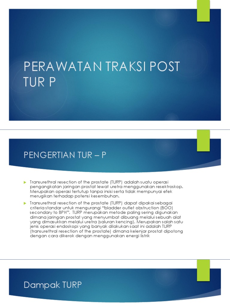 Perawatan Traksi Post Tur P | PDF