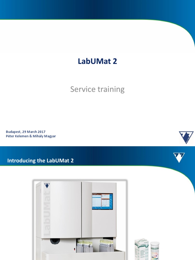 LabUMat 2 Service Training | PDF | Electrical Connector | Pump