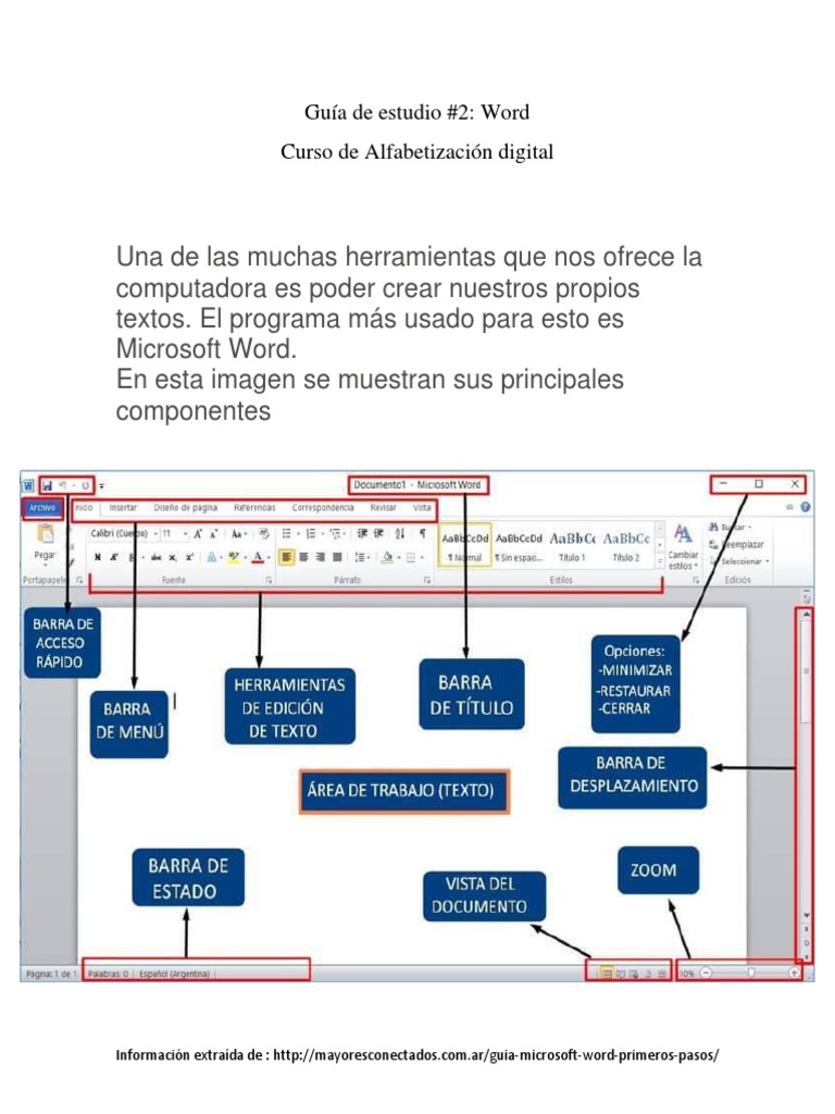 Guía de Estudio Word | PDF