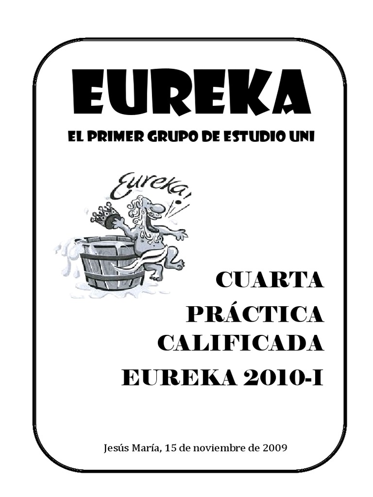 Cuarta - Prã Ctica - Calificada - Eureka PDF | PDF