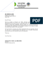 Request Letter To DPWH | PDF | Government | Philippines