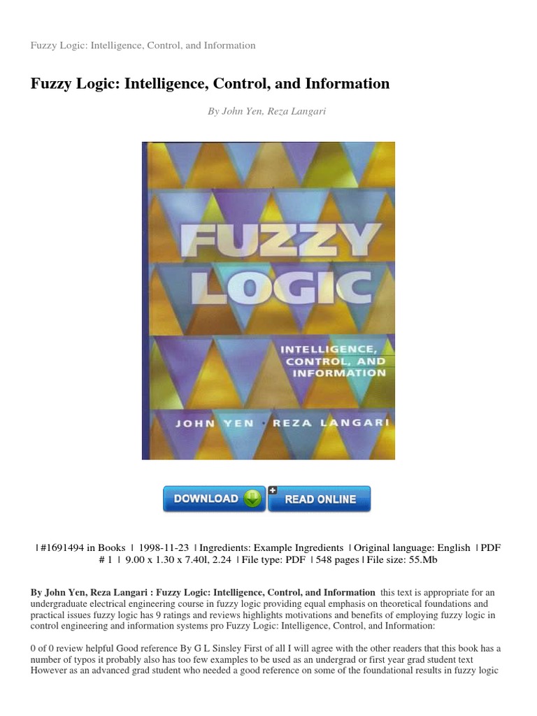 Fuzzy Logic Intelligence Control And Information Pdf - retpamanage Fuzzy Logic Intelligence Control And Information Pdf - retpamanage