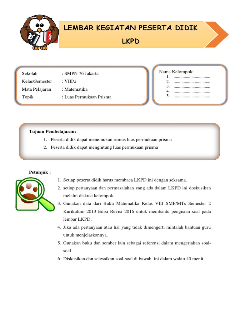 LKPD Prisma | PDF