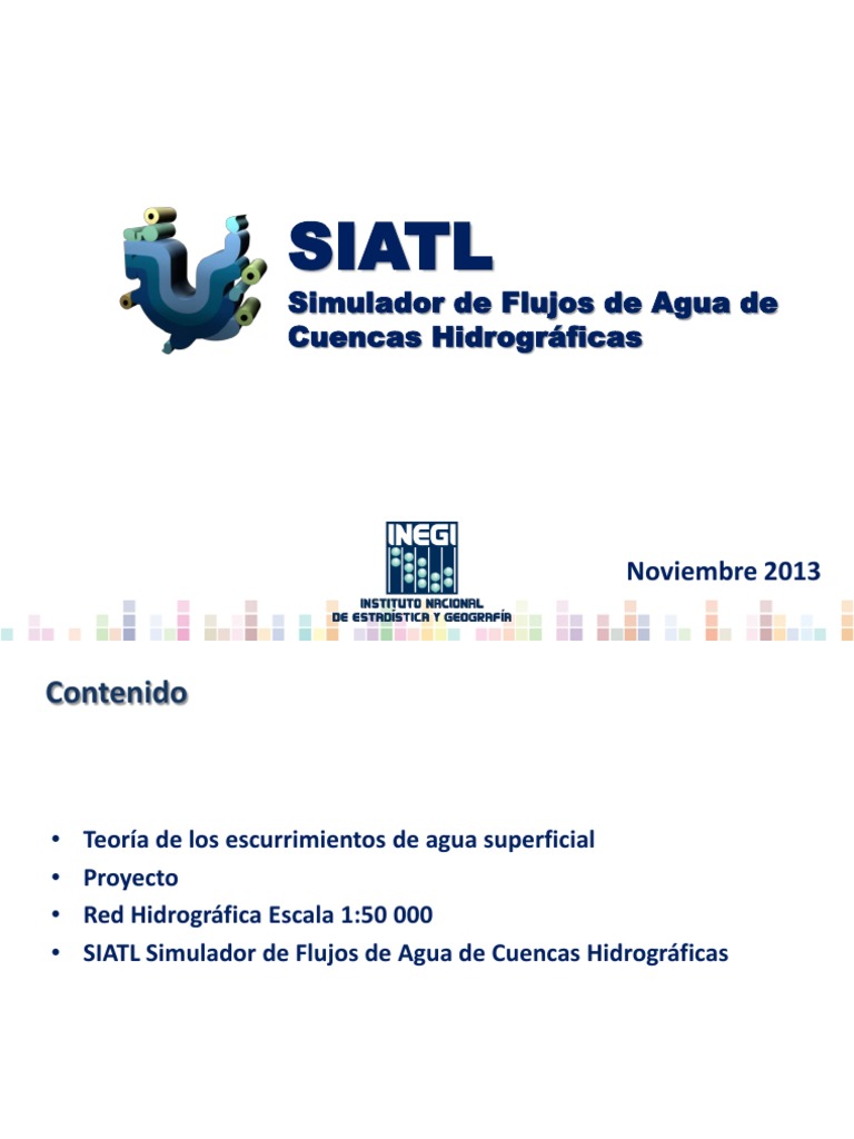 SIATL Presentacion Taller 2013 | PDF | Cuenca de drenaje | Sistema de ...