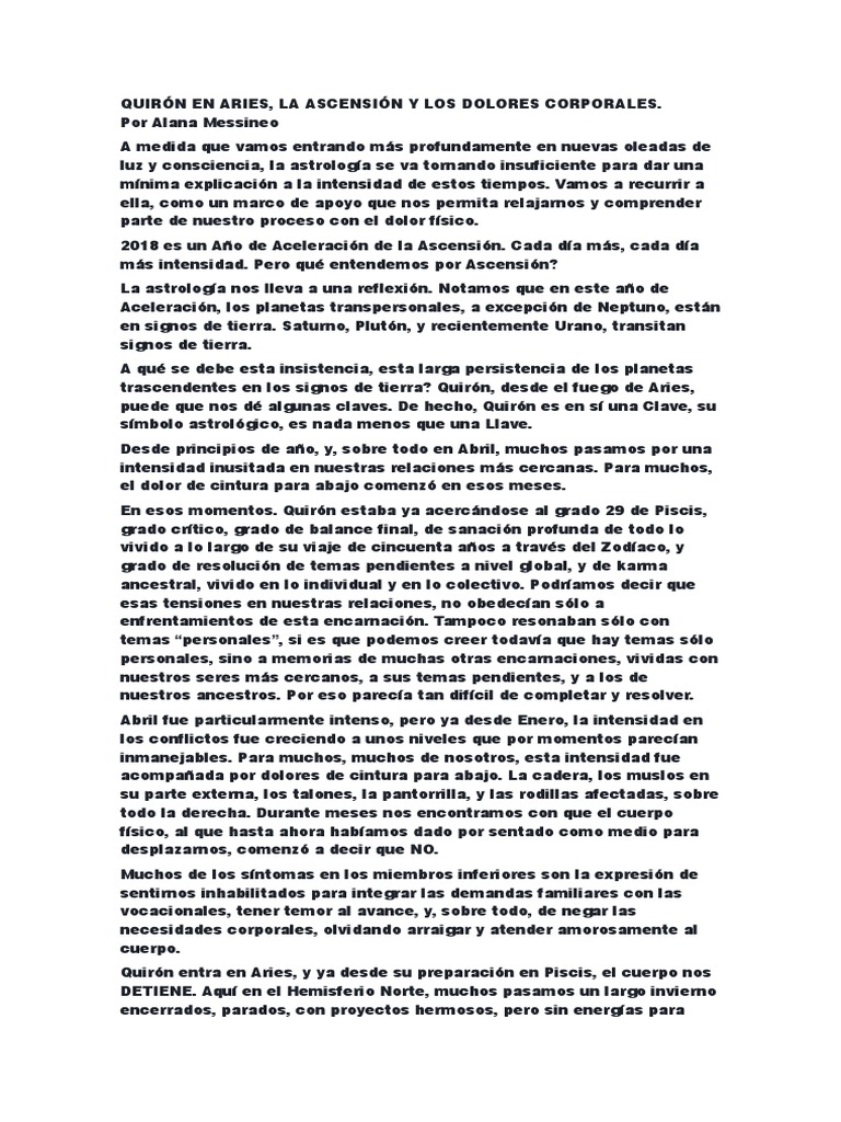 Quirón en Aries | PDF | Astrología | Planetas