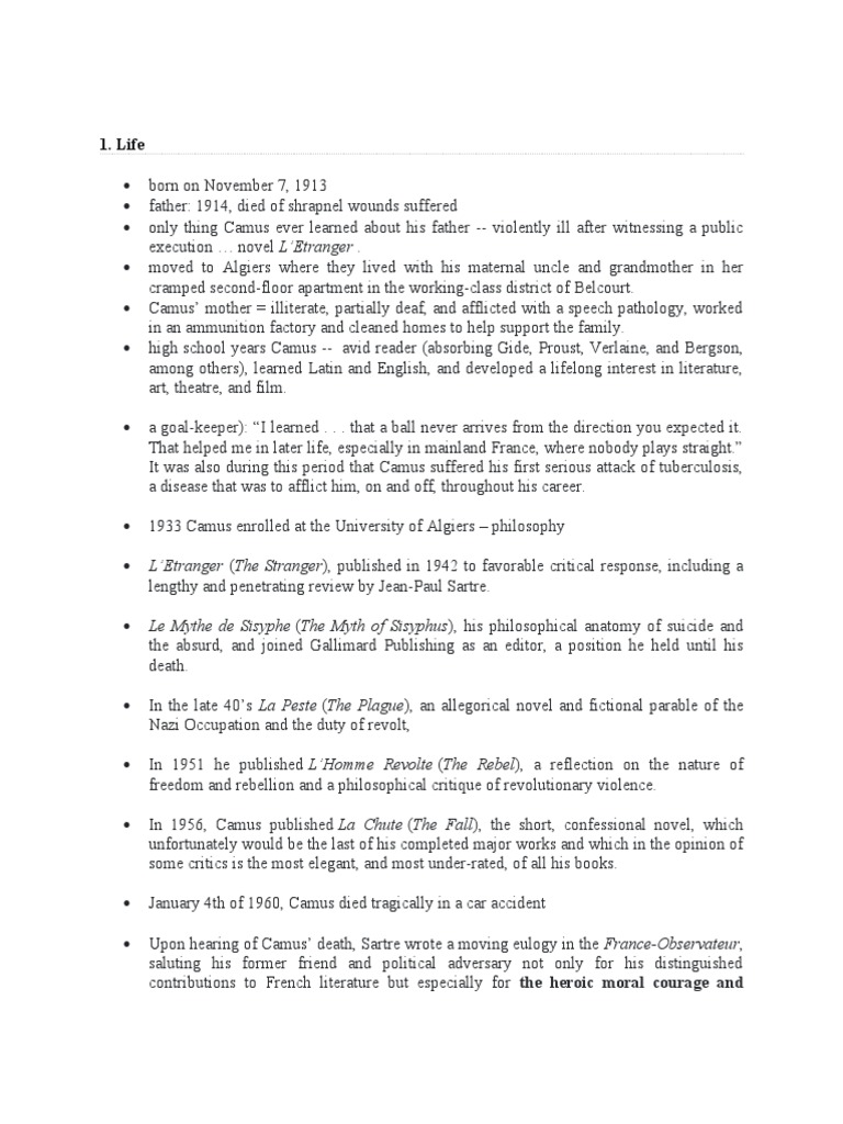 Cam Us | PDF | Albert Camus | Philosophical Theories