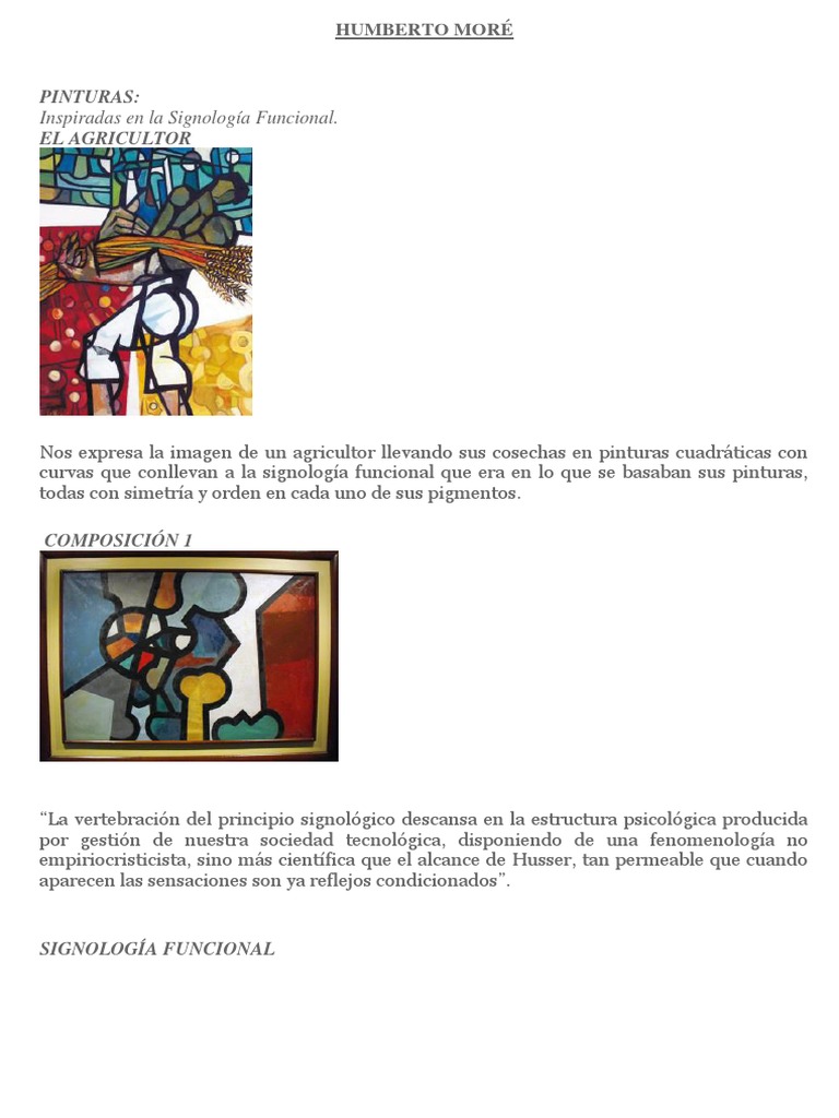 Humberto Moré | PDF | Pinturas