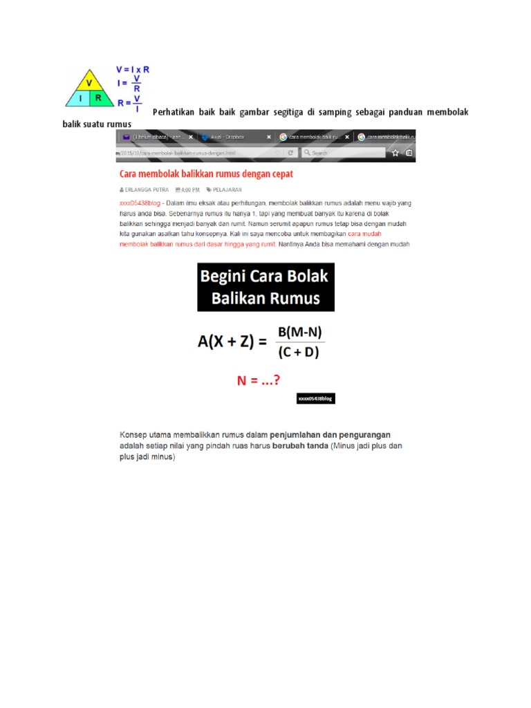Bolak Balik Rumus | PDF