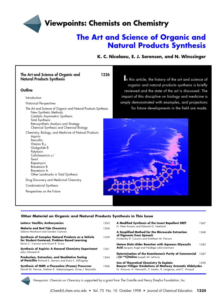 The Art and Science of Organic and | PDF | Enantioselective Synthesis ...