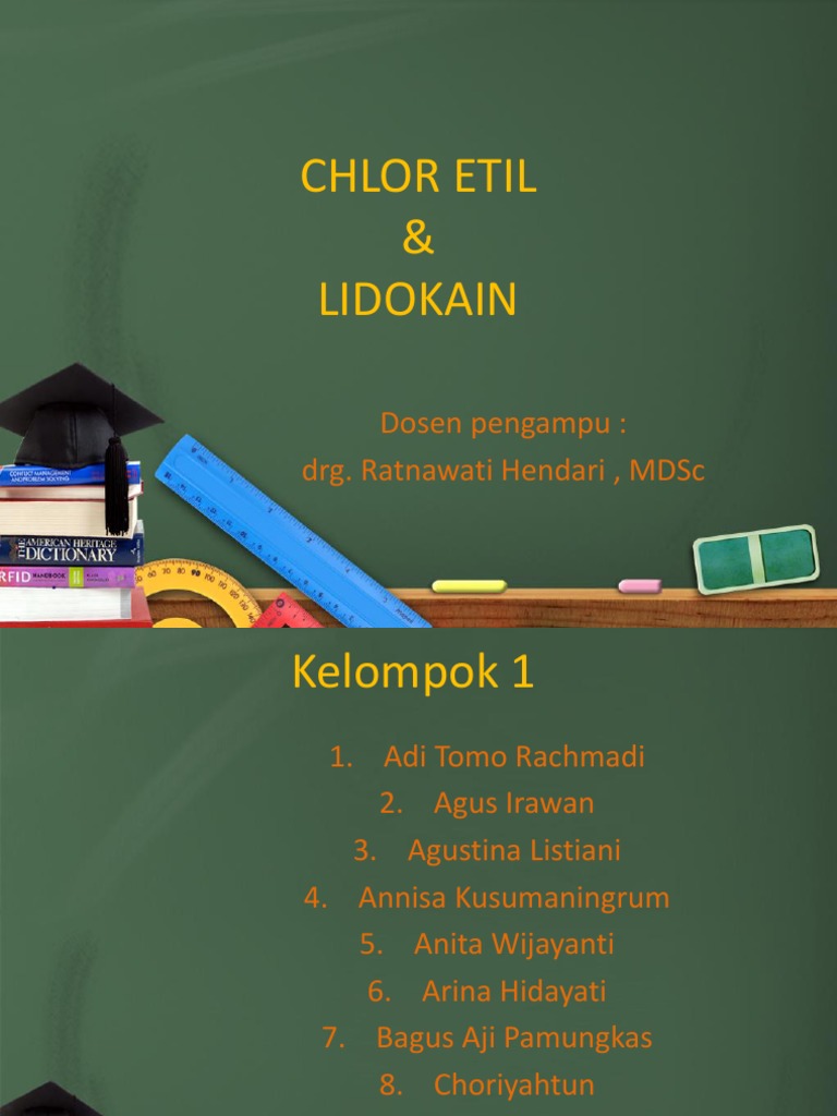 Chlor Etil & Lidokain: Anestesi Topikal | PDF