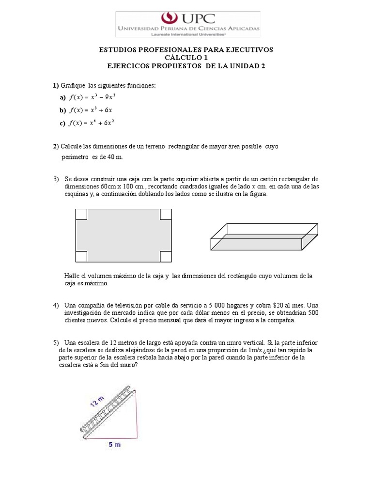 Ejercicios Propuestos SEM3 | PDF