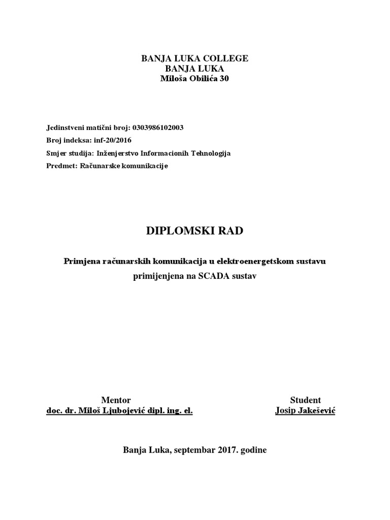 Diplomski Rad | PDF