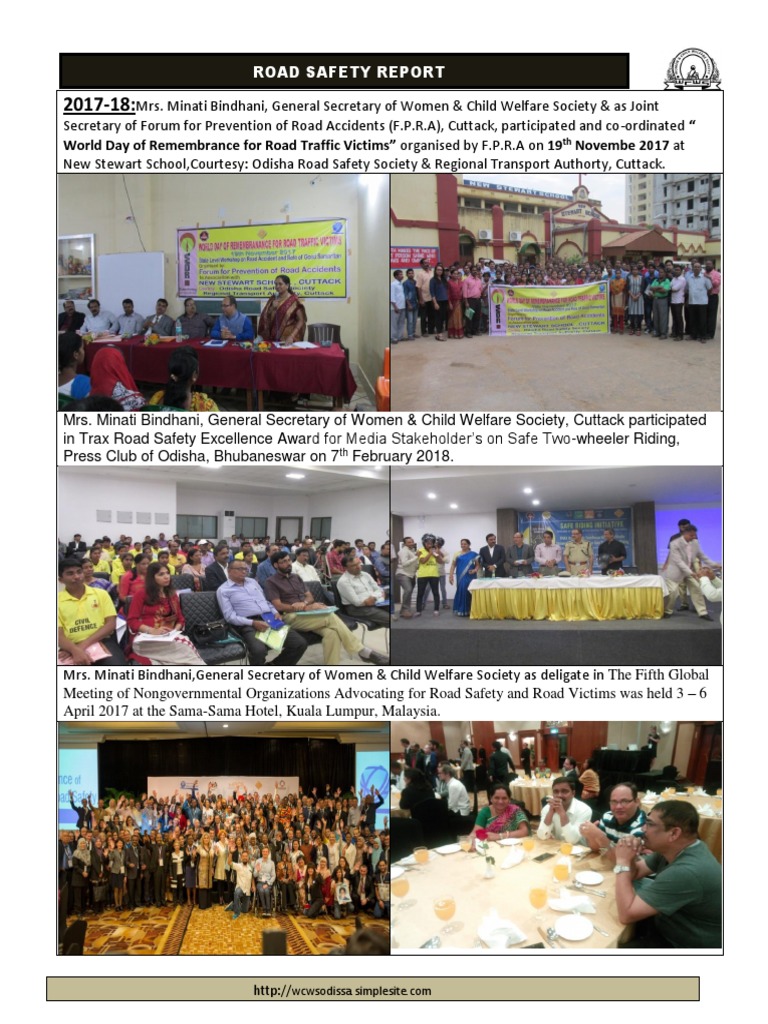 Road Safety Report 1998-2018 | PDF | Road Traffic Safety | Traffic ...