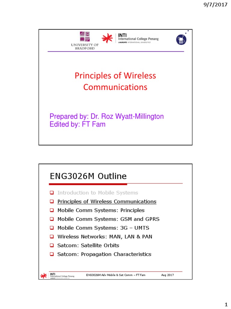 02 Principles of Wireless Comm | Download Free PDF | Channel Access ...