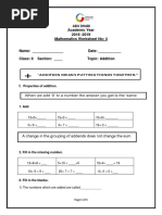 CBSE Class 2 Maths Practice Worksheet | PDF