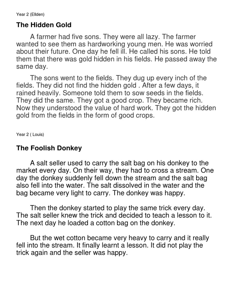 Storytelling Text | PDF | Dogs | Nature