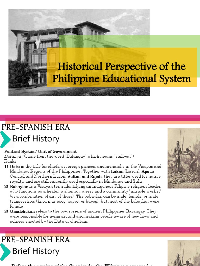 Philippine Education Evolution | PDF | History