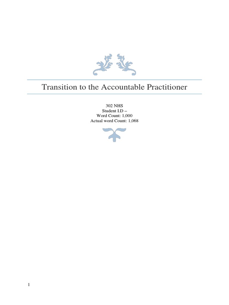 Example of Personal Development Plan SAMPLE ESSAY | PDF | Medical Error ...