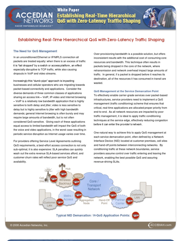 Hierarchical QoS | PDF | Quality Of Service | Voice Over Ip