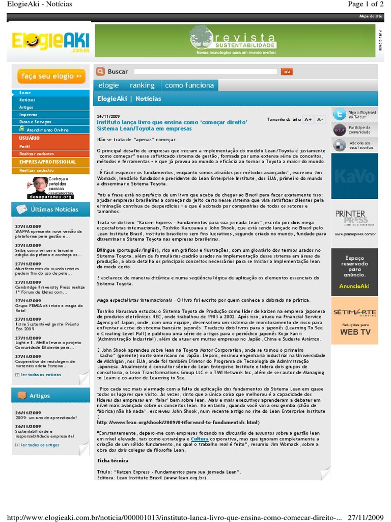 Kaizen Express | PDF | Japão | Brasil