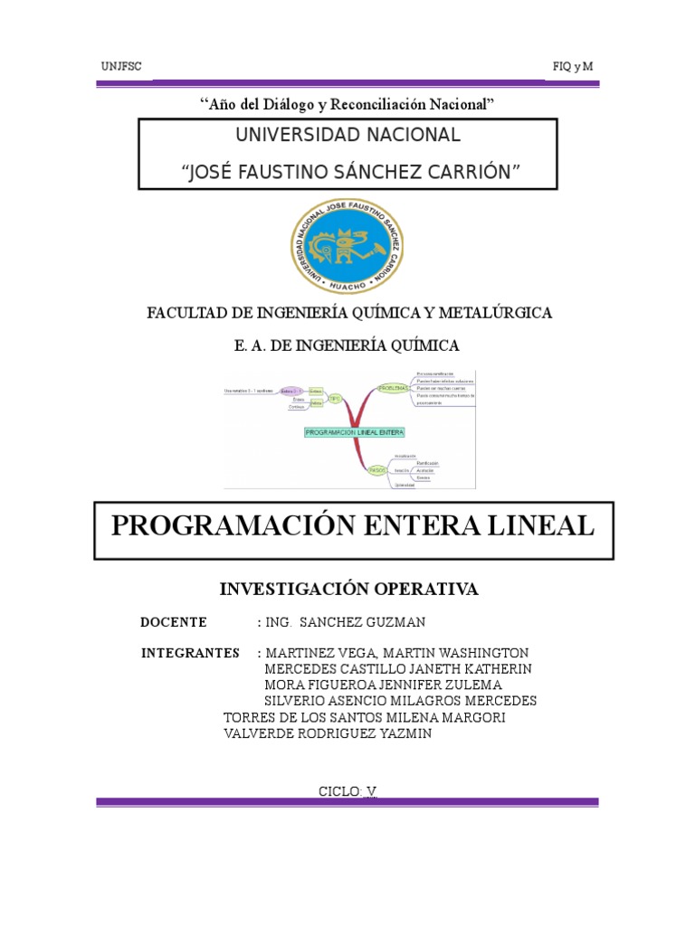 Investigacion Operativa | PDF | Programación lineal | Optimización ...