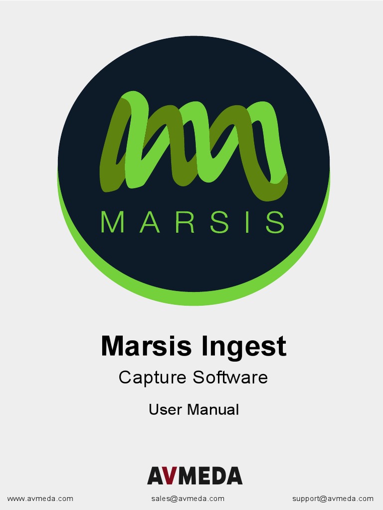 Marsis Ingest User Manual v152 | PDF | Codec | Information And Communications Technology