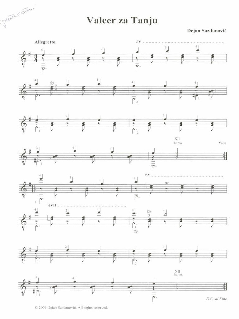 Note Gitara | PDF