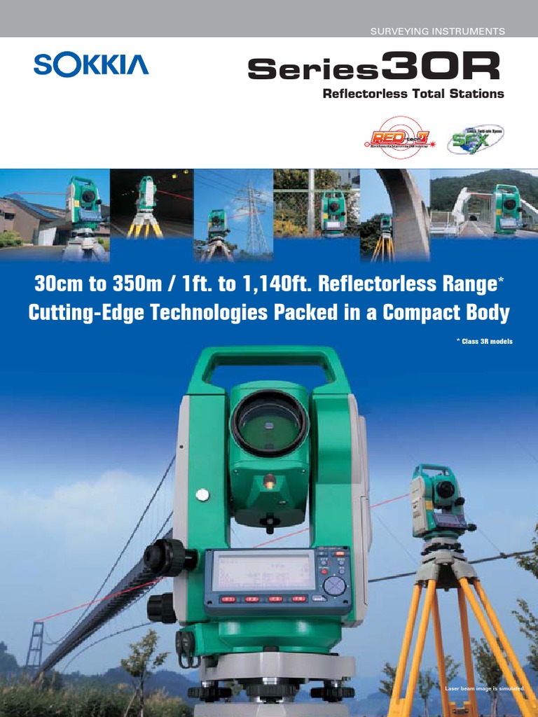 Sokkia SET630R EN PDF | PDF | Optics | Bluetooth