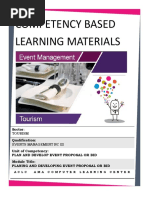 Develop An Event Concept | PDF | Budget | Concept