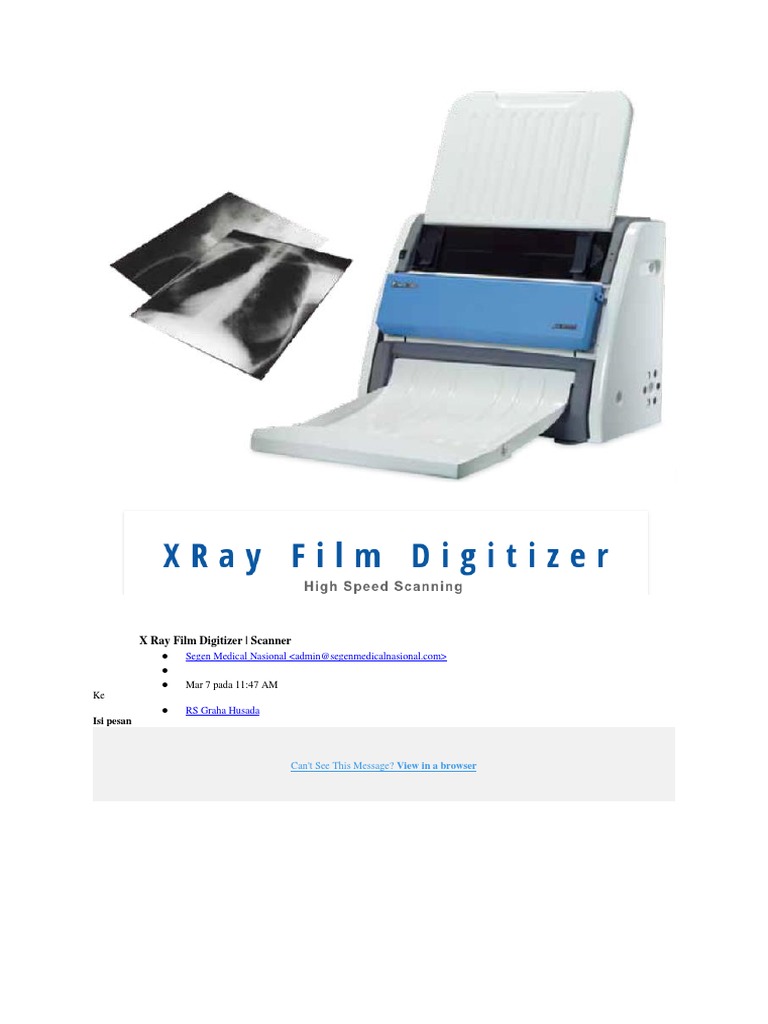 X Ray Film Digitizer | PDF
