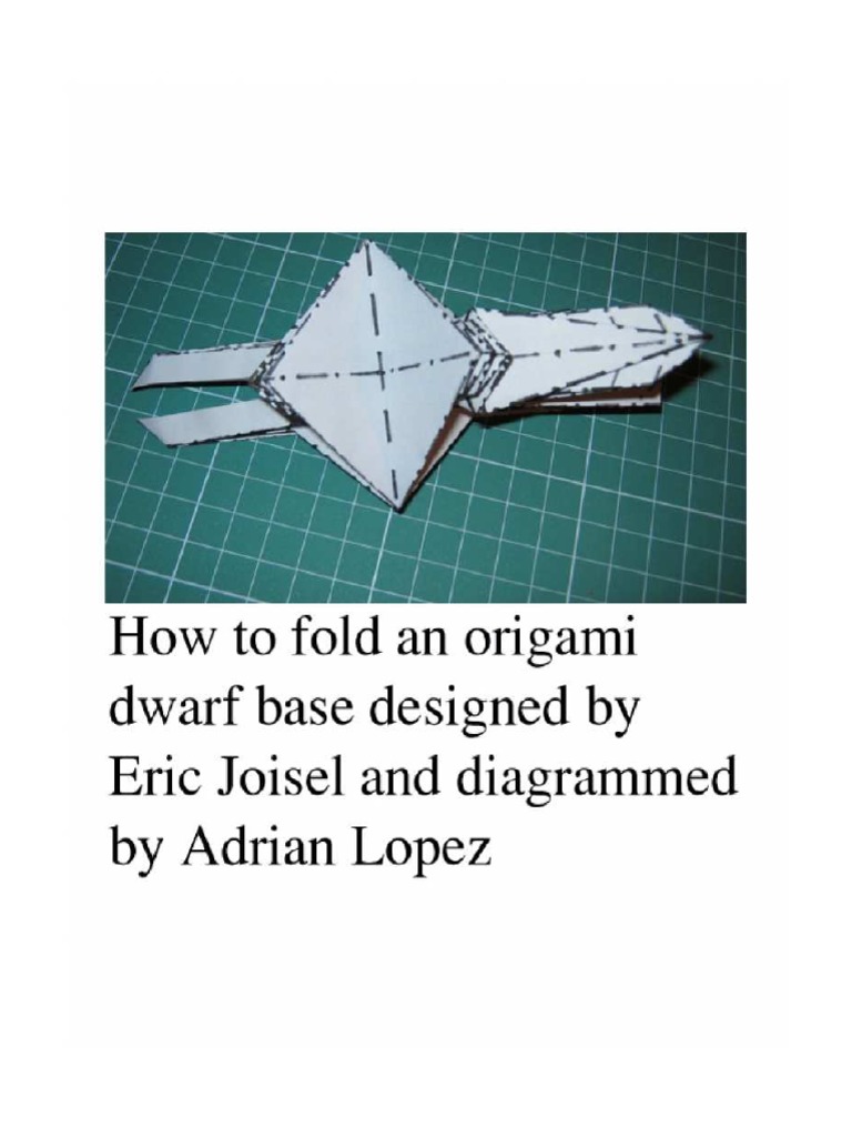 Origami Dwarf Base Eric Joisel Diagram | PDF