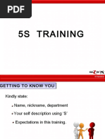 5S - Training Material | PDF