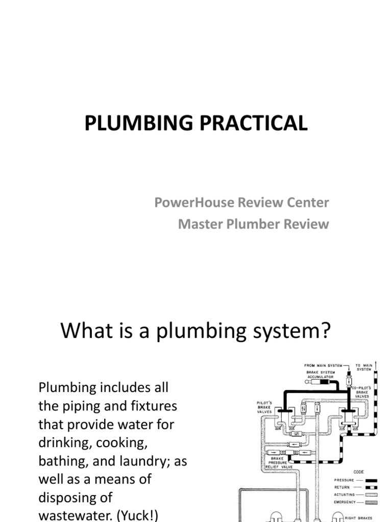 Plumbing Practical Handouts PDF | PDF | Plumbing | Pipe (Fluid Conveyance)