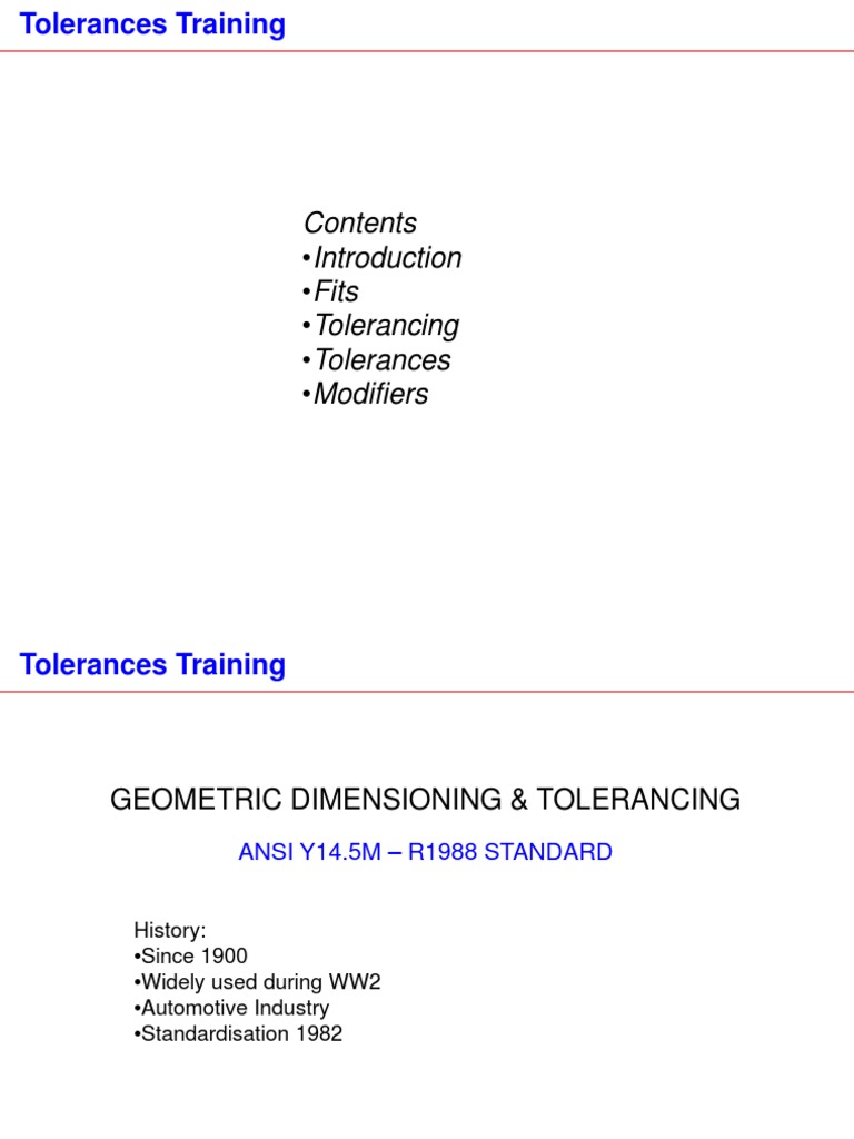 Geometrical Tolerance | PDF | Engineering Tolerance | Cartesian ...