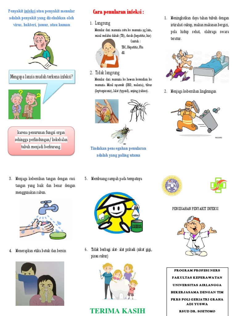 Edit Leaflet Pencegahan Infeksi | PDF