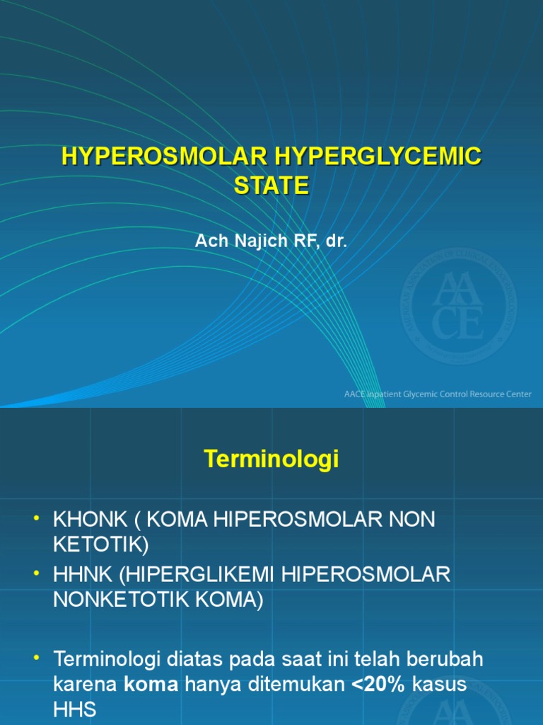 Hyperosmolar Hyperglycemic State | PDF | Hyperglycemia | Endocrine Pancreas