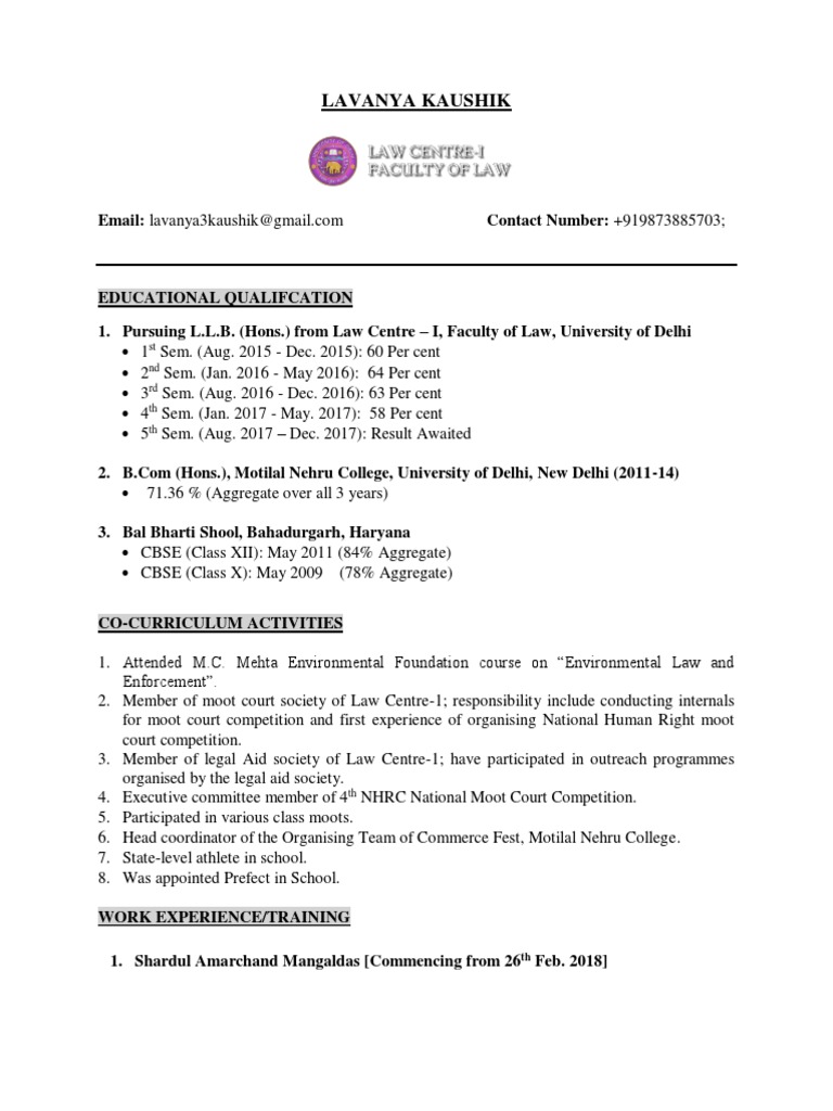 Lavanya Resume | PDF | Public Sphere | Virtue