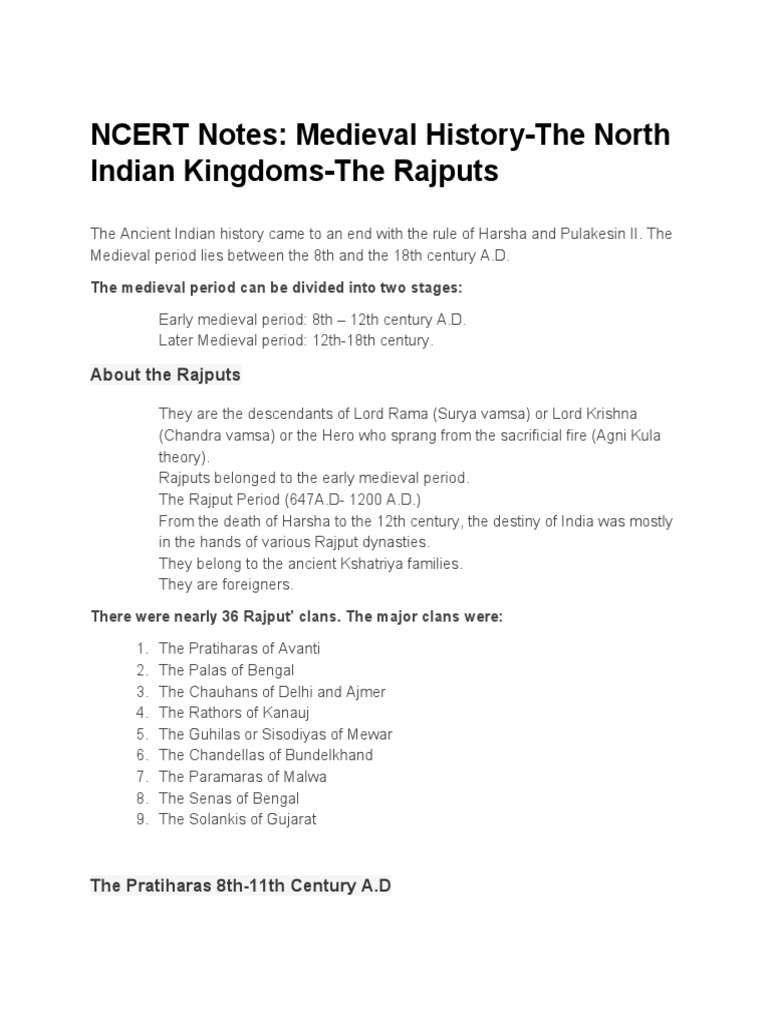 Medieval Indian History | PDF | Asian Royal Families