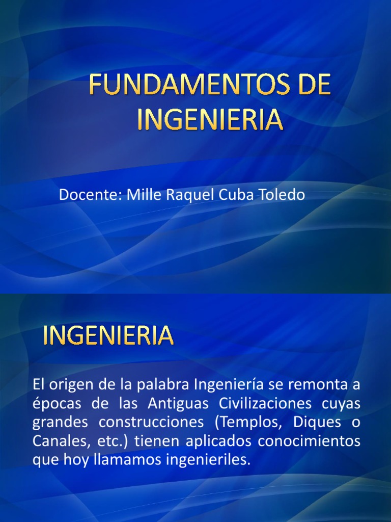1 Fundamentos de Ingenieria | PDF | Ingeniería | Science