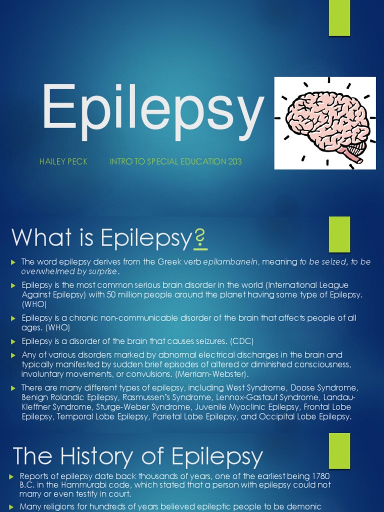 Epilepsy | PDF | Epilepsy | Neurological Disorders