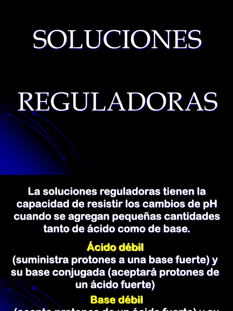 18-Soluciones Reguladoras | PDF | Solución tampón | Ácido