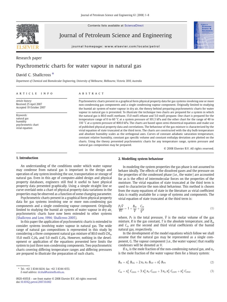 Psychrometric Natural Gas Chart PDF | PDF | Humidity | Enthalpy
