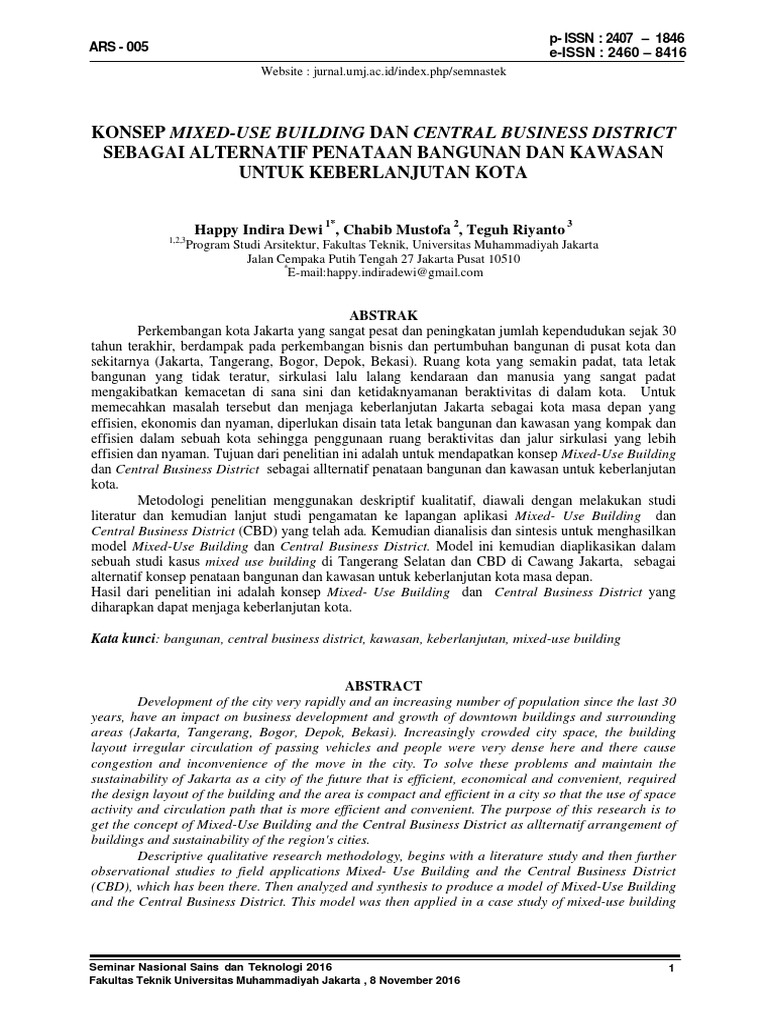 ID Konsep Mixed Use Building Dan Central Bu | PDF