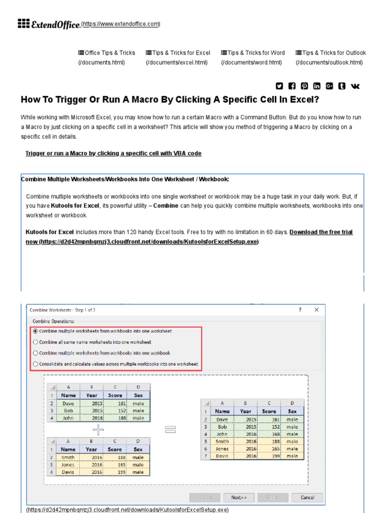 how-to-trigger-or-run-a-macro-by-clicking-a-specific-cell-in-excel