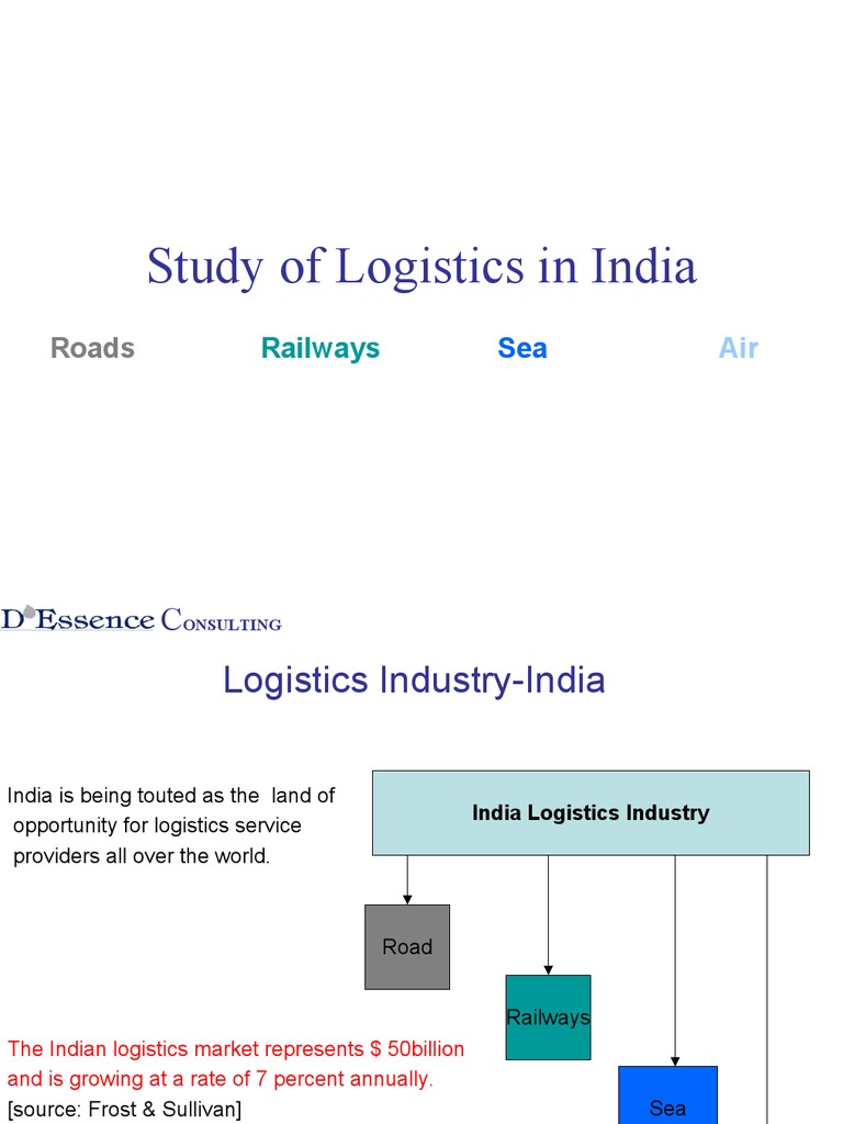 Indian Logistics Industry Overview | PDF | Economy Of India | Logistics