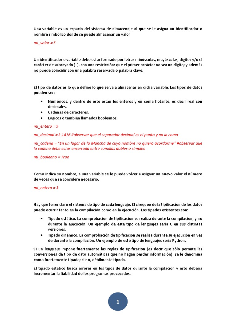 Aprender A Programar en Python | PDF | Lenguaje de programación ...