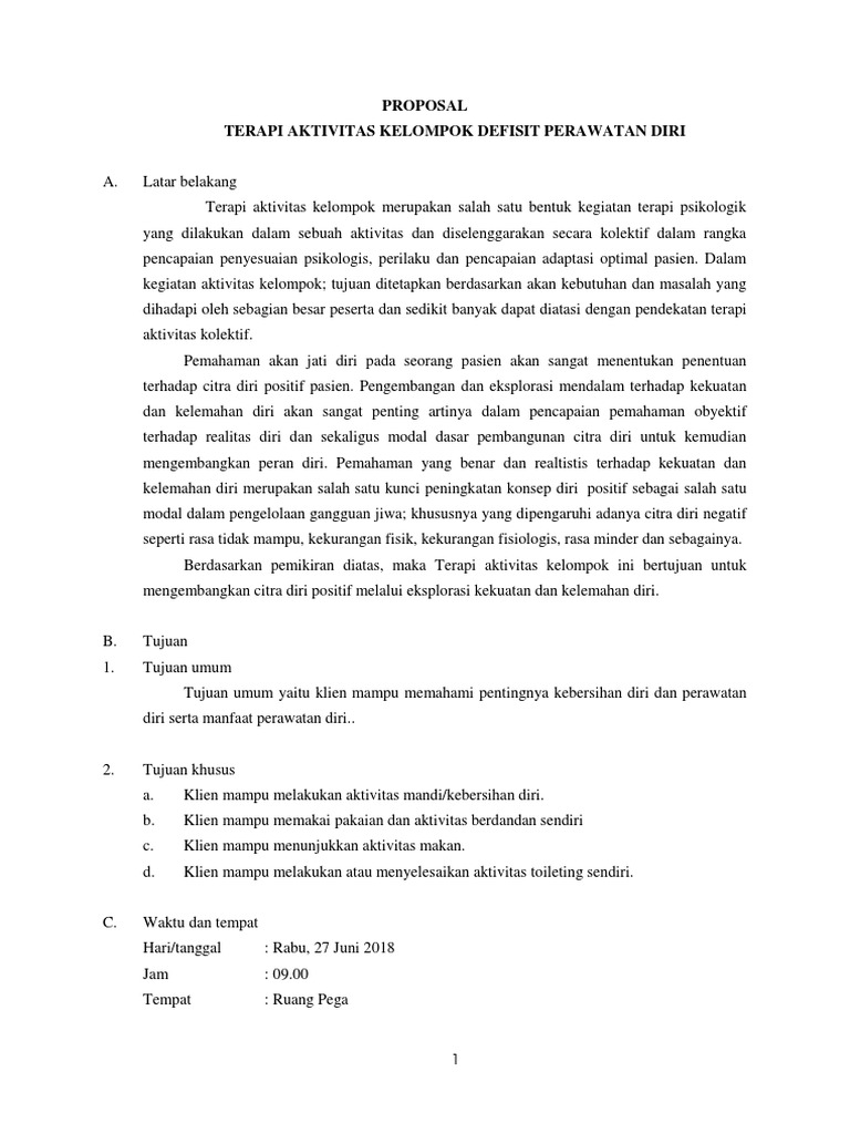 Proposal Tak DPD | PDF