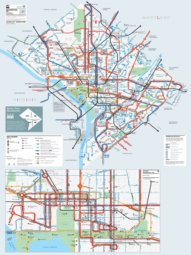 WEB - DC Metrobus System Map FINAL PDF | PDF | Nature