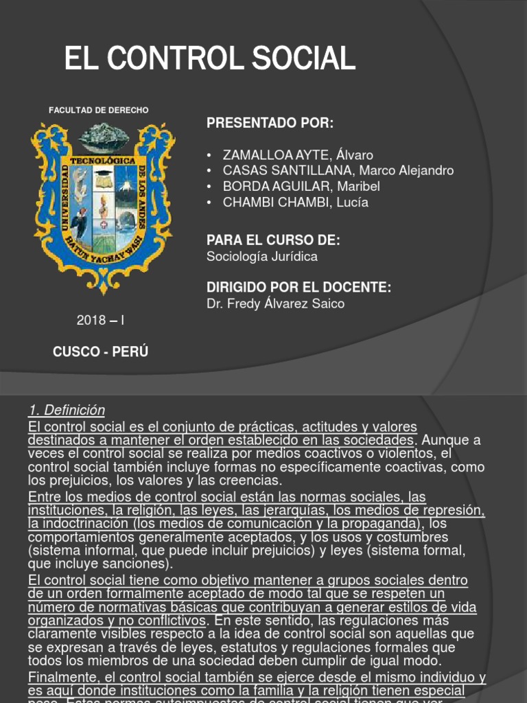 Control Social: Definición y Análisis | PDF | Emile Durkheim | Suicidio